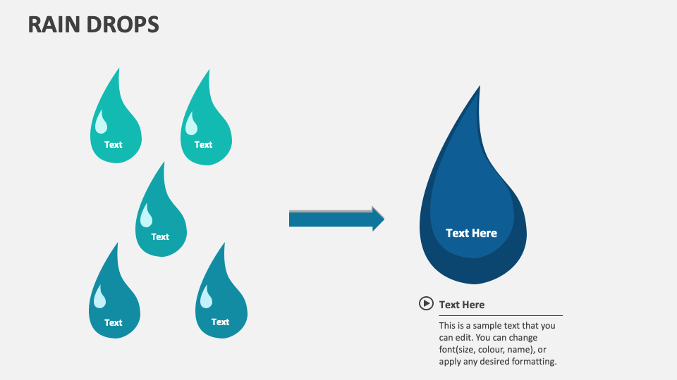 Rain Drops Template for PowerPoint and Google Slides - PPT Slides