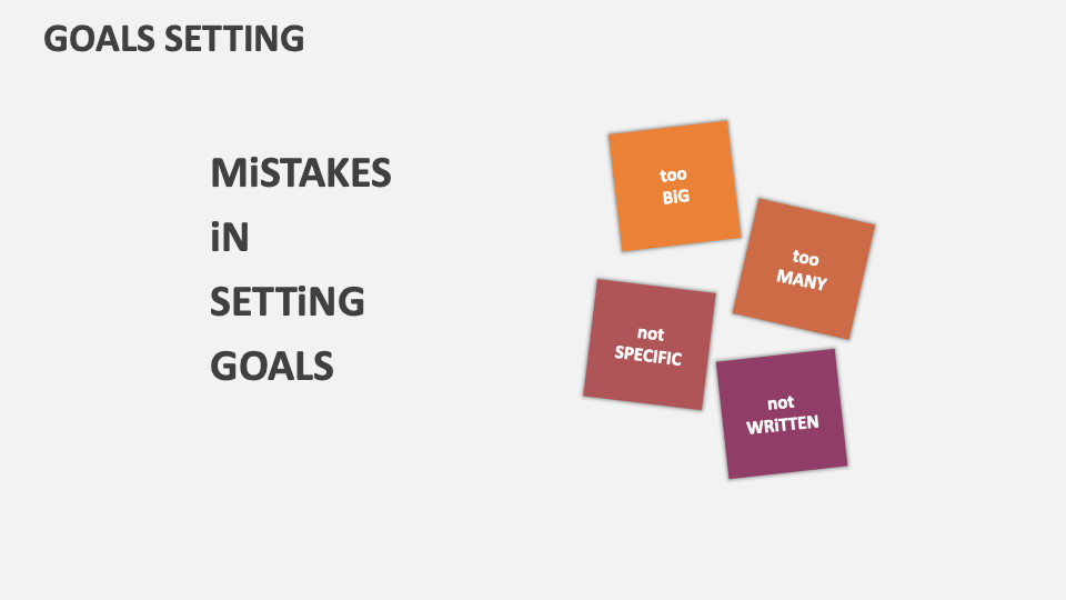 Goals Setting Template for PowerPoint and Google Slides - PPT Slides