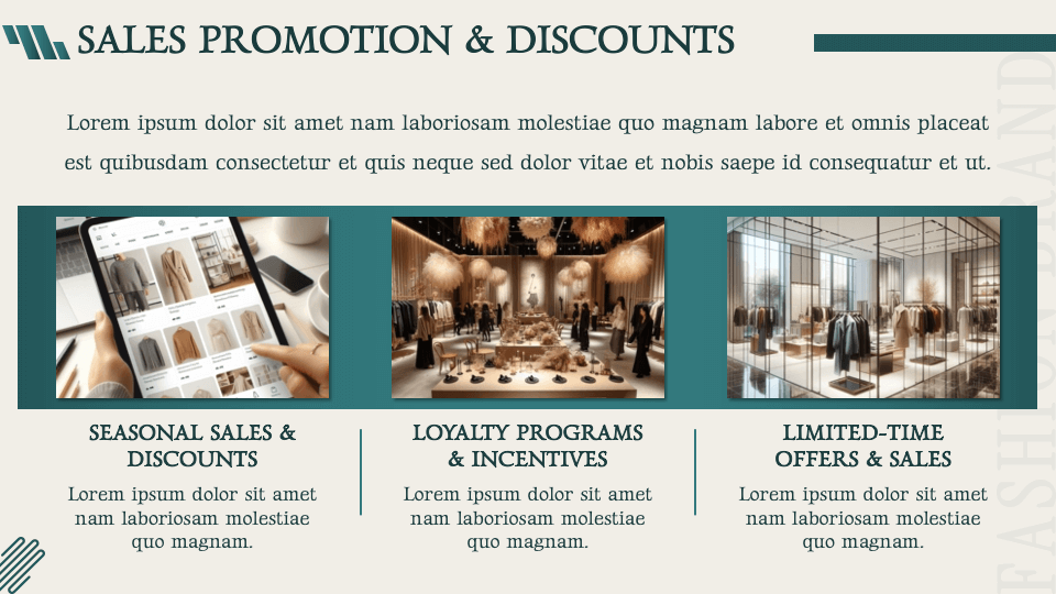 Fashion Brand Marketing Plan Template for Google Slides and PowerPoint ...