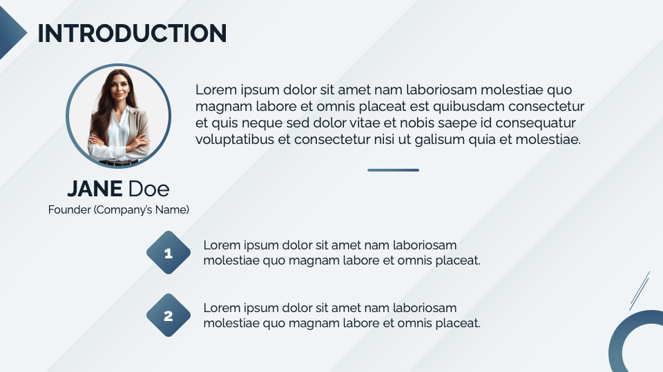 About Company Founder Template for Google Slides and PowerPoint - PPT ...