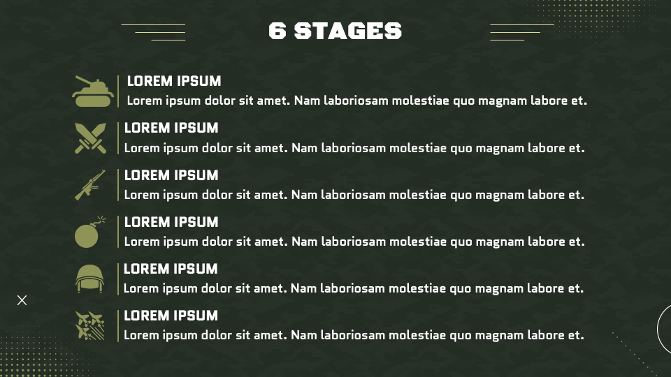 Free Military Background Presentation for Google Slides and PowerPoint