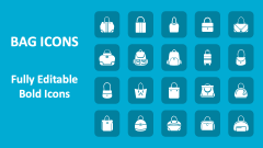 Bag Icons for Google Slides and PowerPoint