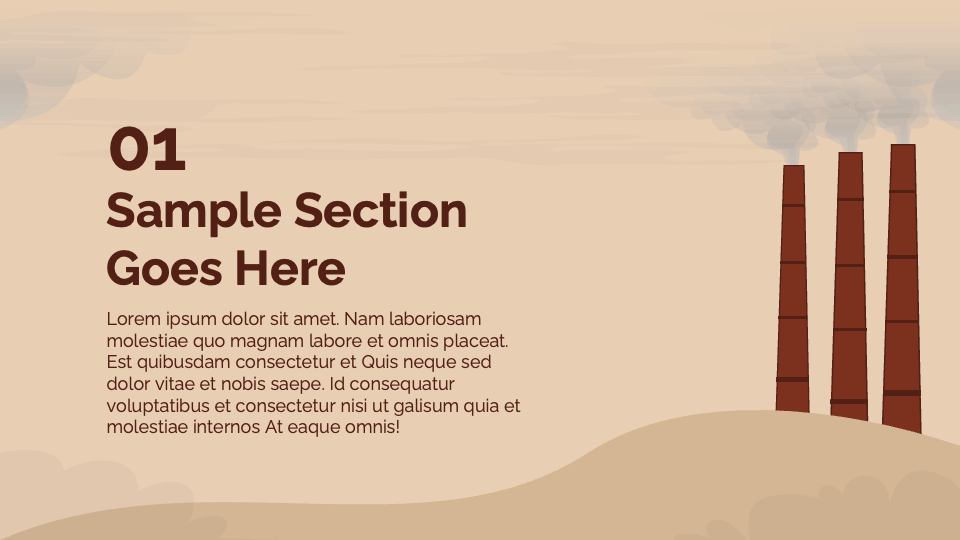 Free Air Pollution Theme for Google Slides and PowerPoint