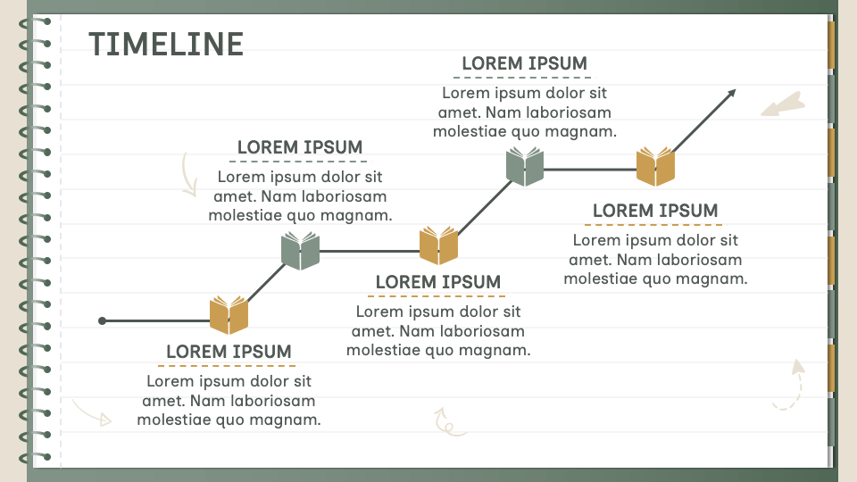 Free Notebook Lesson Presentation Theme for Google Slides and PowerPoint