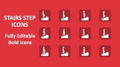 Stairs Step Icons for Google Slides and PowerPoint