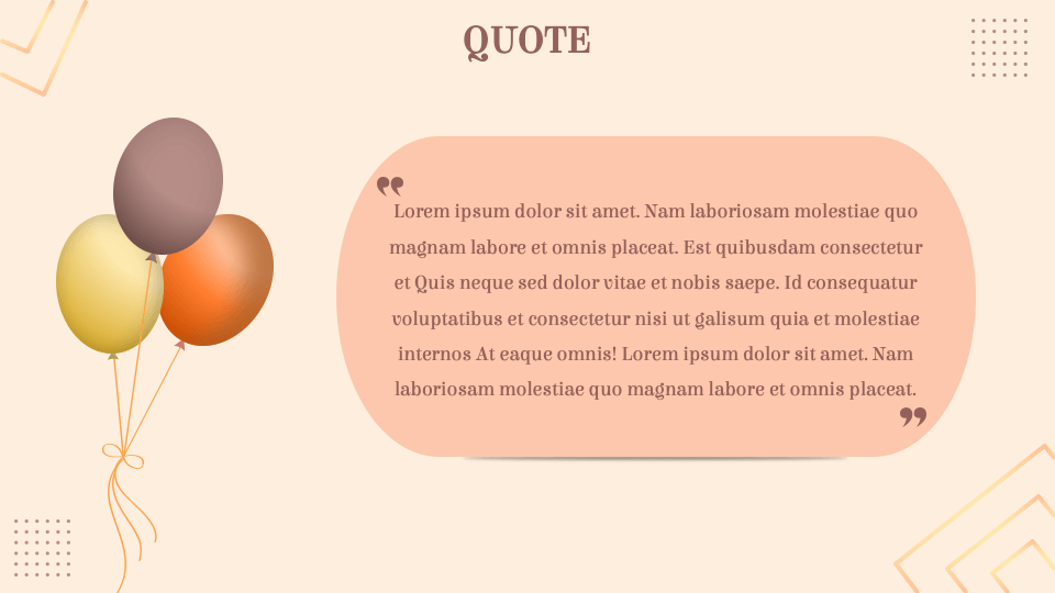 Free Balloon Presentation Theme for Google Slides and PowerPoint