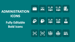 Administration Icons for Google Slides and PowerPoint