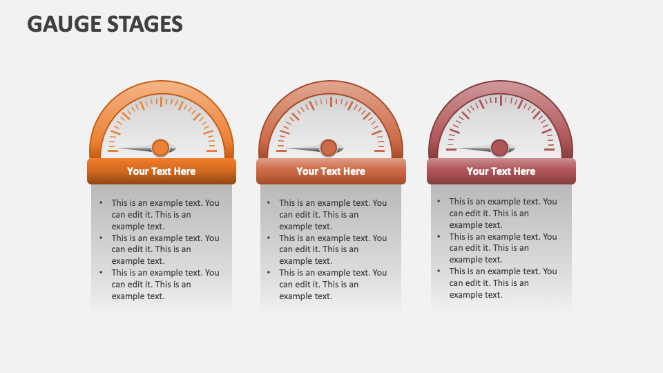 Gauge Stages Template for PowerPoint and Google Slides - PPT Slides
