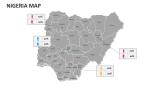 Nigeria Map for Google Slides and PowerPoint - PPT Slides