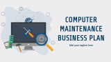 Computer Maintenance Business Plan PowerPoint and Google Slides Template - PPT Slides