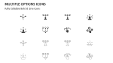 Multiple Options Icons for Google Slides and PowerPoint