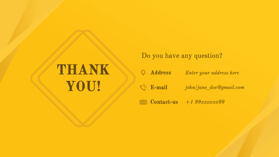 Yellow Presentation Background Theme for PowerPoint and Google Slides ...