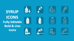 Syrup Icons for Google Slides and PowerPoint