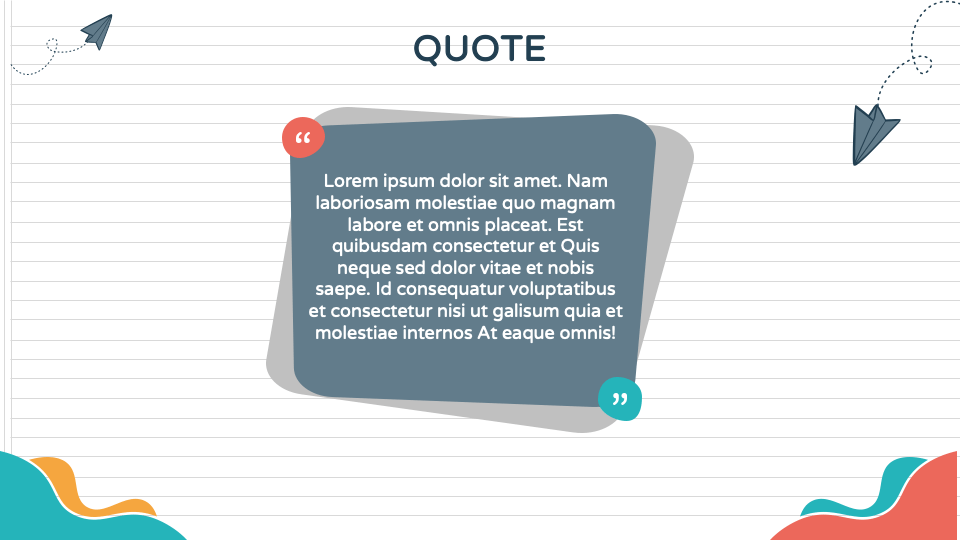 Free Online Notebook Presentation Theme for Google Slides and PowerPoint