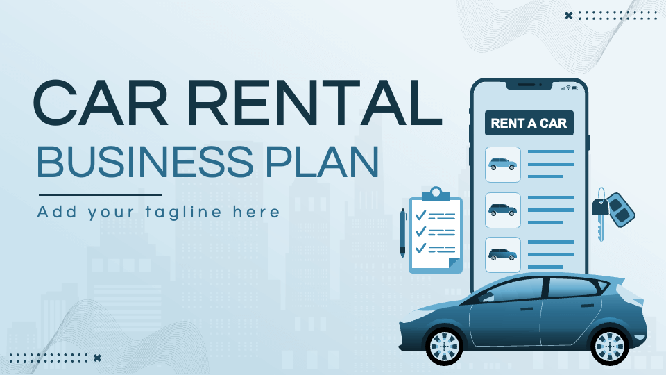 Car Rental Business Plan Template for Google Slides and PowerPoint