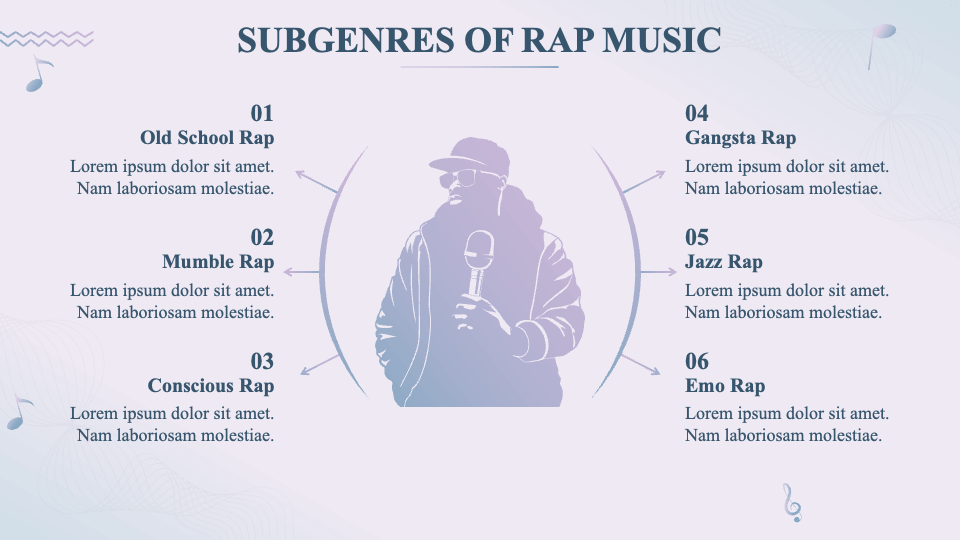 Free Rap Music Theme for Google Slides and PowerPoint