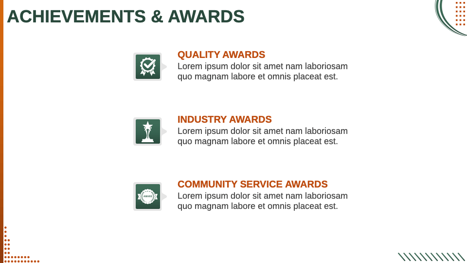 Export Business Company Profile for Google Slides and PowerPoint