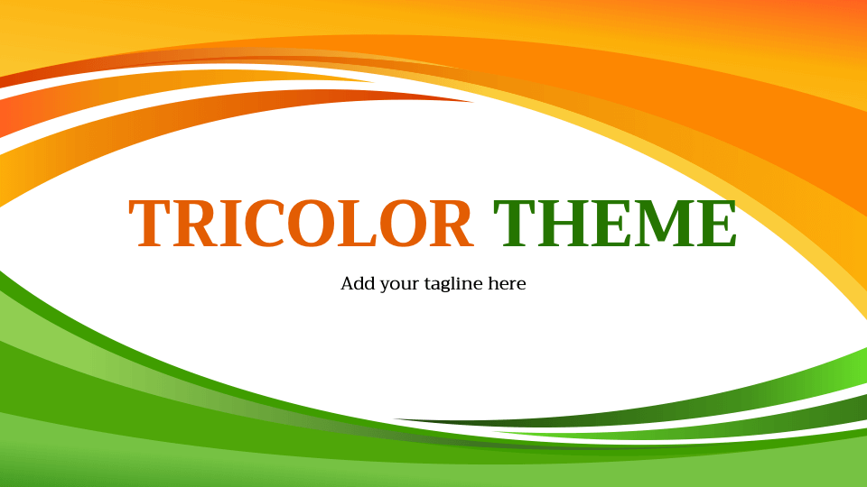 Tricolor Presentation Theme for PowerPoint and Google Slides - PPT Slides
