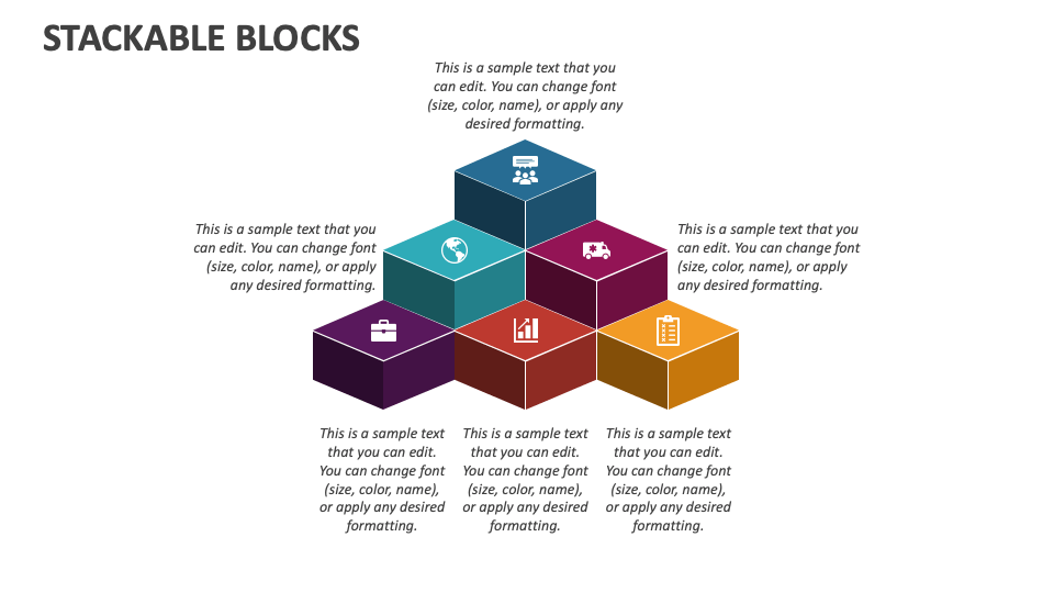 Stackable Blocks PowerPoint and Google Slides Template - PPT Slides
