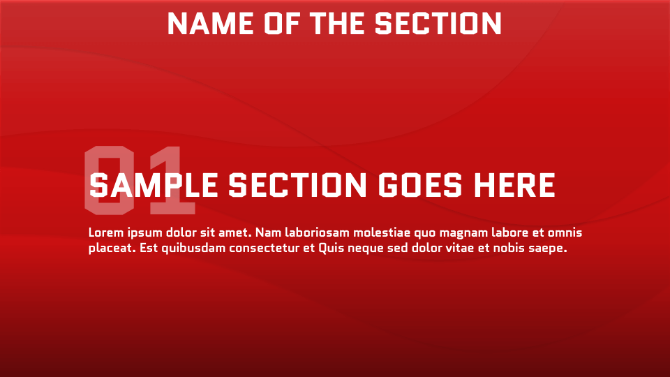 Red Background Presentation Theme for PowerPoint and Google Slides ...