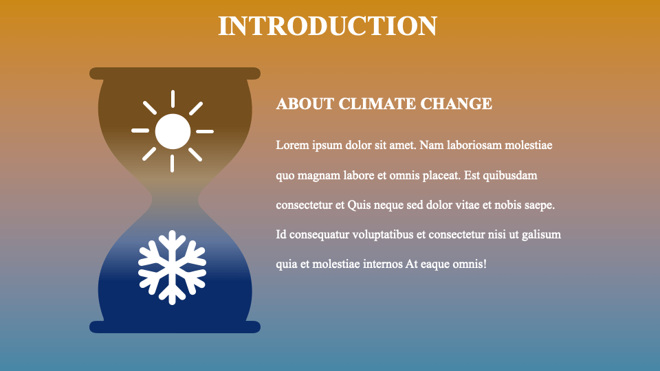 Climate Change Theme for PowerPoint and Google Slides - PPT Slides