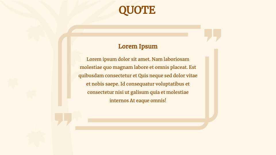 Fall Forest Theme for PowerPoint and Google Slides - PPT Slides