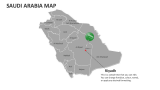 Saudi Arabia Map for Google Slides and PowerPoint - PPT Slides