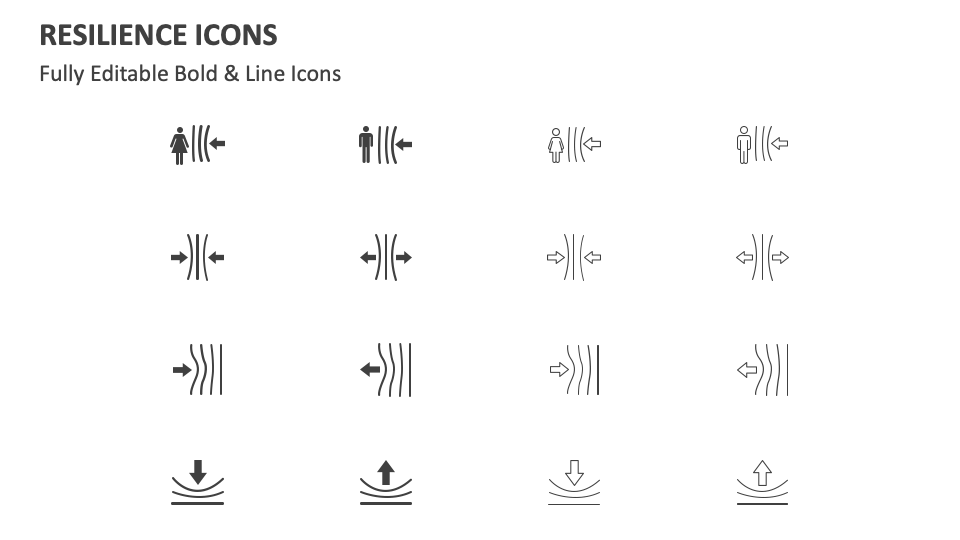 Resilience Icons for Google Slides and PowerPoint