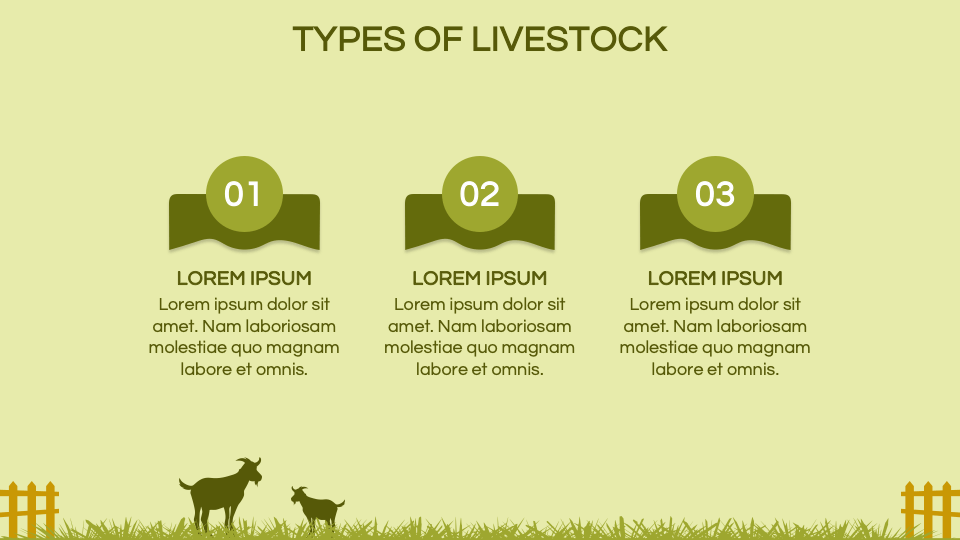 Free Livestock Presentation Theme for Google Slides and PowerPoint