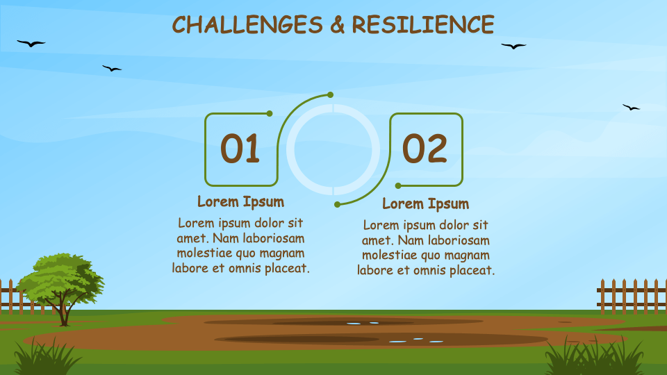 Village Presentation Theme for PowerPoint and Google Slides - PPT Slides