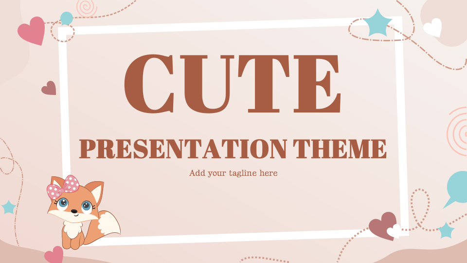 Free Cute Presentation Theme for Google Slides and PowerPoint