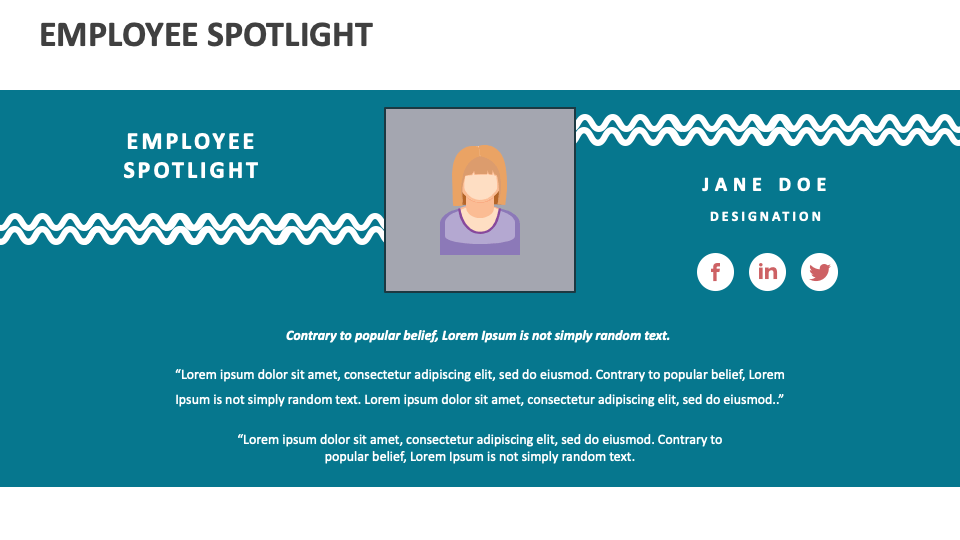 Employee Spotlight Template for PowerPoint and Google Slides - PPT Slides