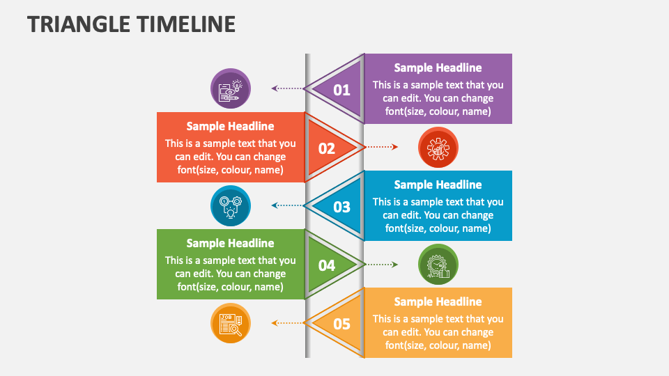 Triangle Timeline PowerPoint and Google Slides Template - PPT Slides
