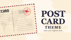 Free Postcard Theme for Google Slides and PowerPoint