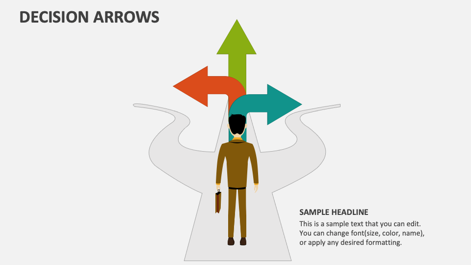 Decision Arrows PowerPoint and Google Slides Template - PPT Slides
