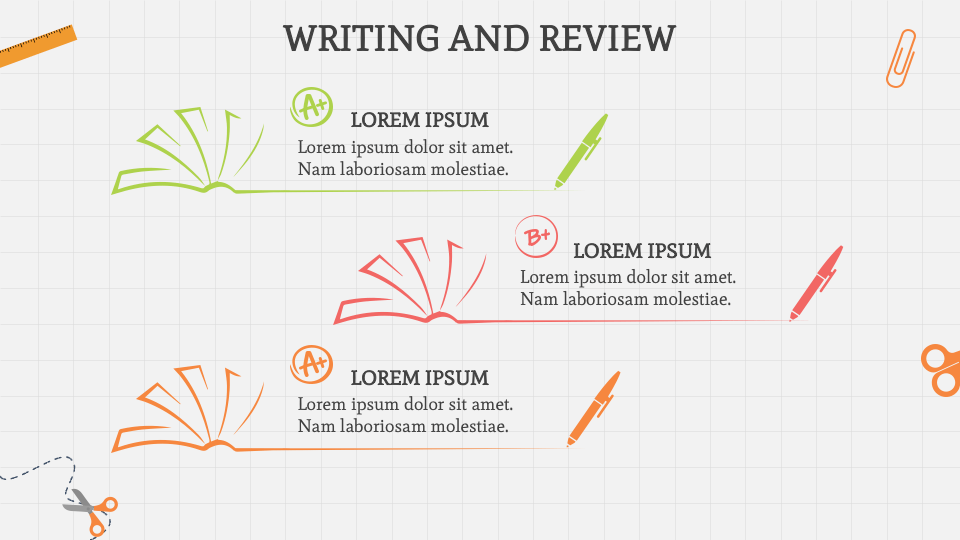 Free School Assignments Presentation Theme for Google Slides and PowerPoint