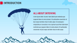 Skydiving Business Plan PowerPoint and Google Slides Template - PPT Slides