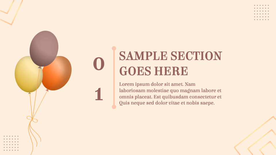 Free Balloon Presentation Theme for Google Slides and PowerPoint