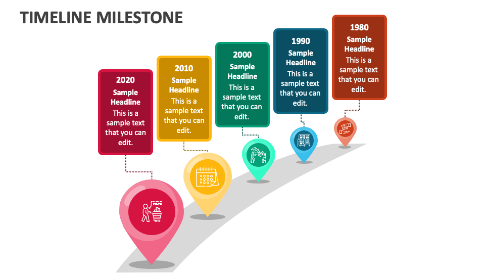 Timeline Milestone PowerPoint and Google Slides Template - PPT Slides