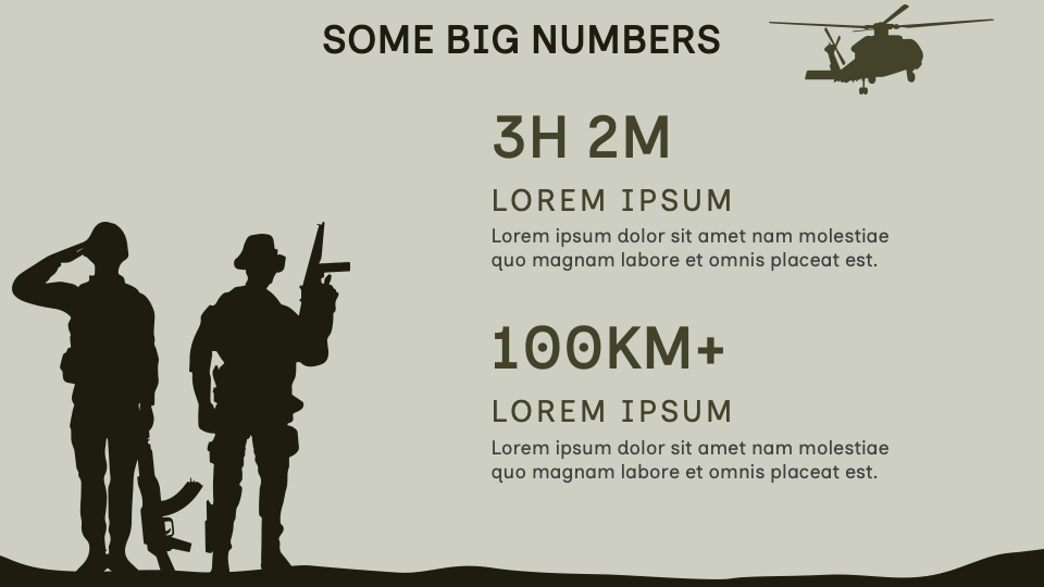 Free War Presentation Theme for Google Slides and PowerPoint