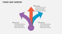 Three Way Arrow Template for PowerPoint and Google Slides - PPT Slides