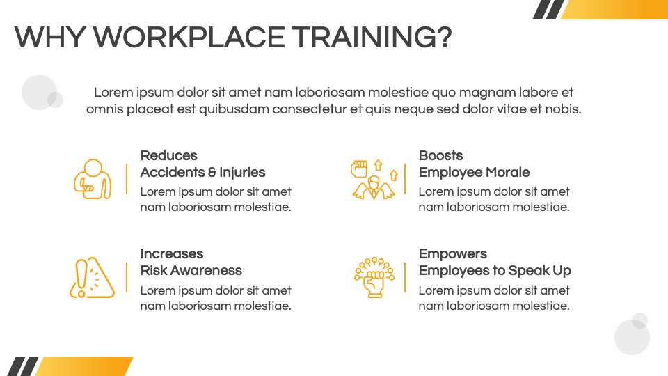 Free Workplace Safety Training Presentation for Google Slides and ...