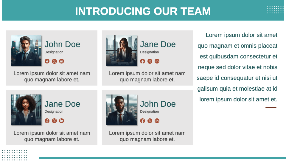 Insurance Company Pitch Deck for Google Slides and PowerPoint - PPT Slides
