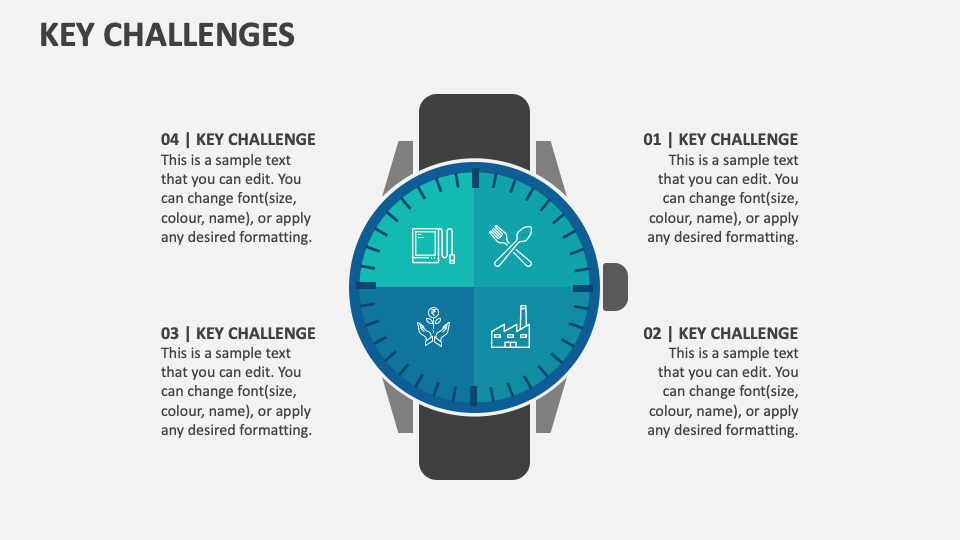 Key Challenges PowerPoint and Google Slides Template - PPT Slides