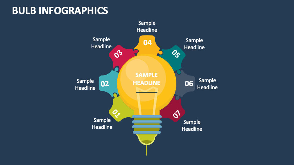 Bulb Infographics Template for PowerPoint and Google Slides - PPT Slides