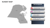 Kuwait map for Google Slides and PowerPoint - PPT Slides