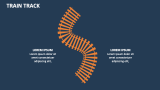 Train Track Template for PowerPoint and Google Slides - PPT Slides