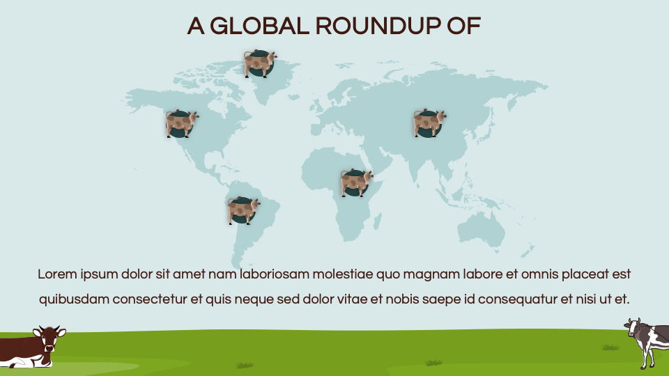 Free - Cow Presentation Template for Google Slides and PowerPoint - PPT ...