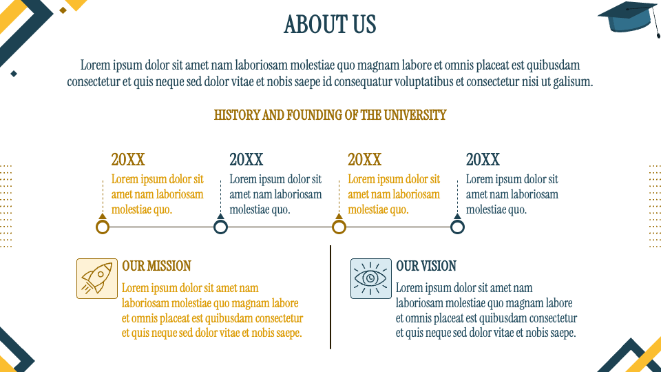 Free Modern University Theme for Google Slides and PowerPoint