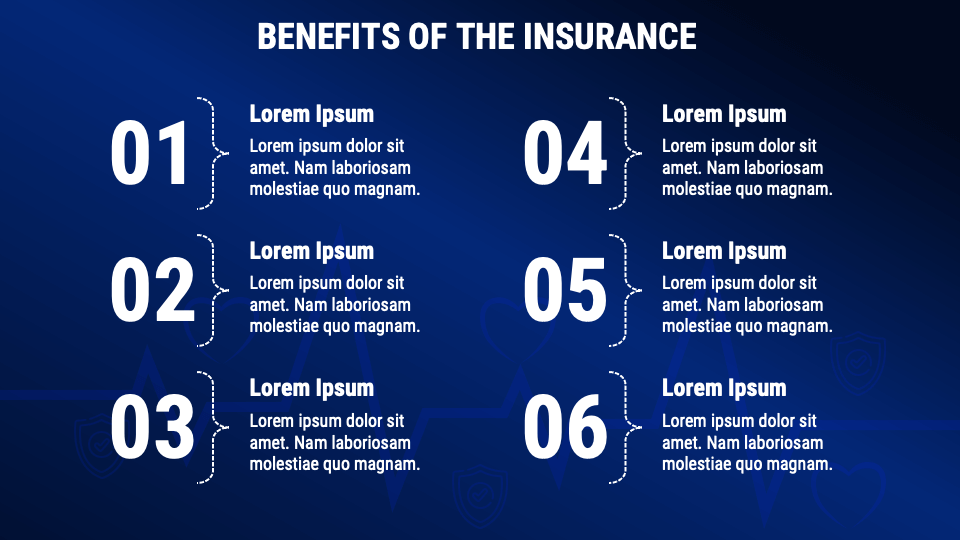 Insurance Plan Presentation for PowerPoint and Google Slides - PPT Slides